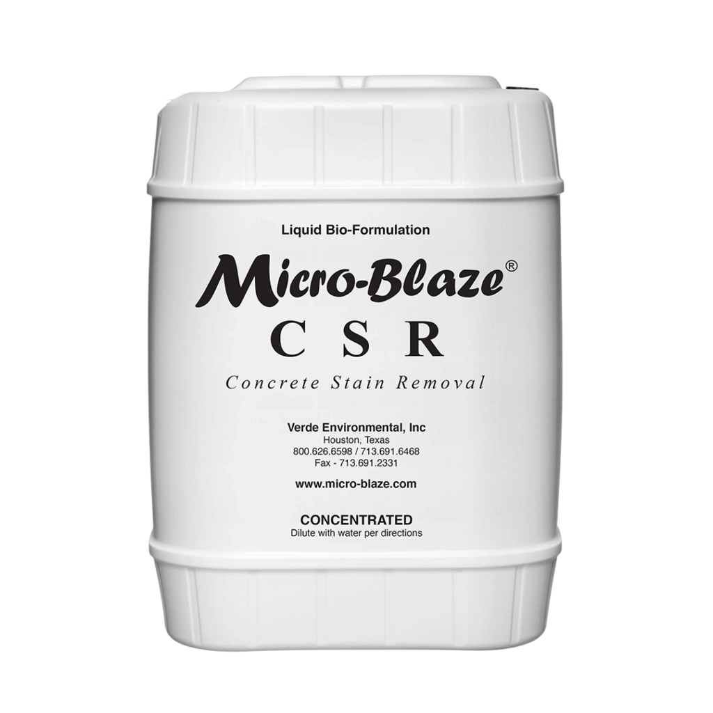Micro-­Blaze® CSR (Concrete Stain Remover) - Micro Blaze